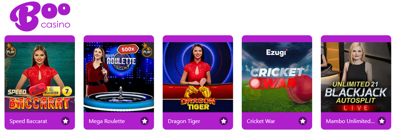 Boo Casino Best Games: Play Slots, Blackjack, Roulette, and Poker Online